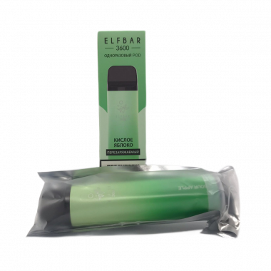 👉Купить Электронные сигареты ELF BAR 3600 Кислое яблоко 🚙 Доставка по ...